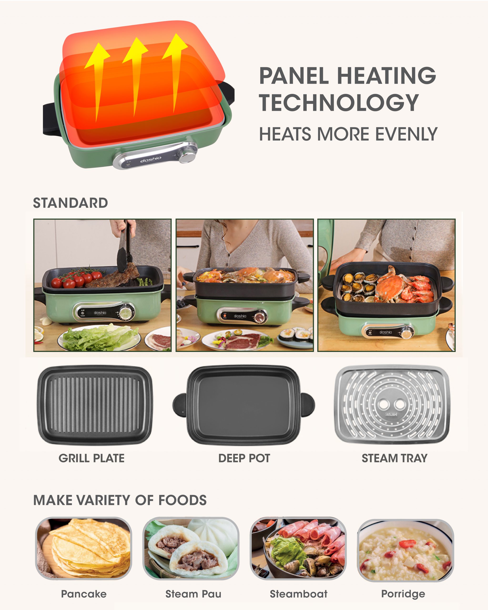 Doshio Fun N’Taste Cooking Pot - Doshio