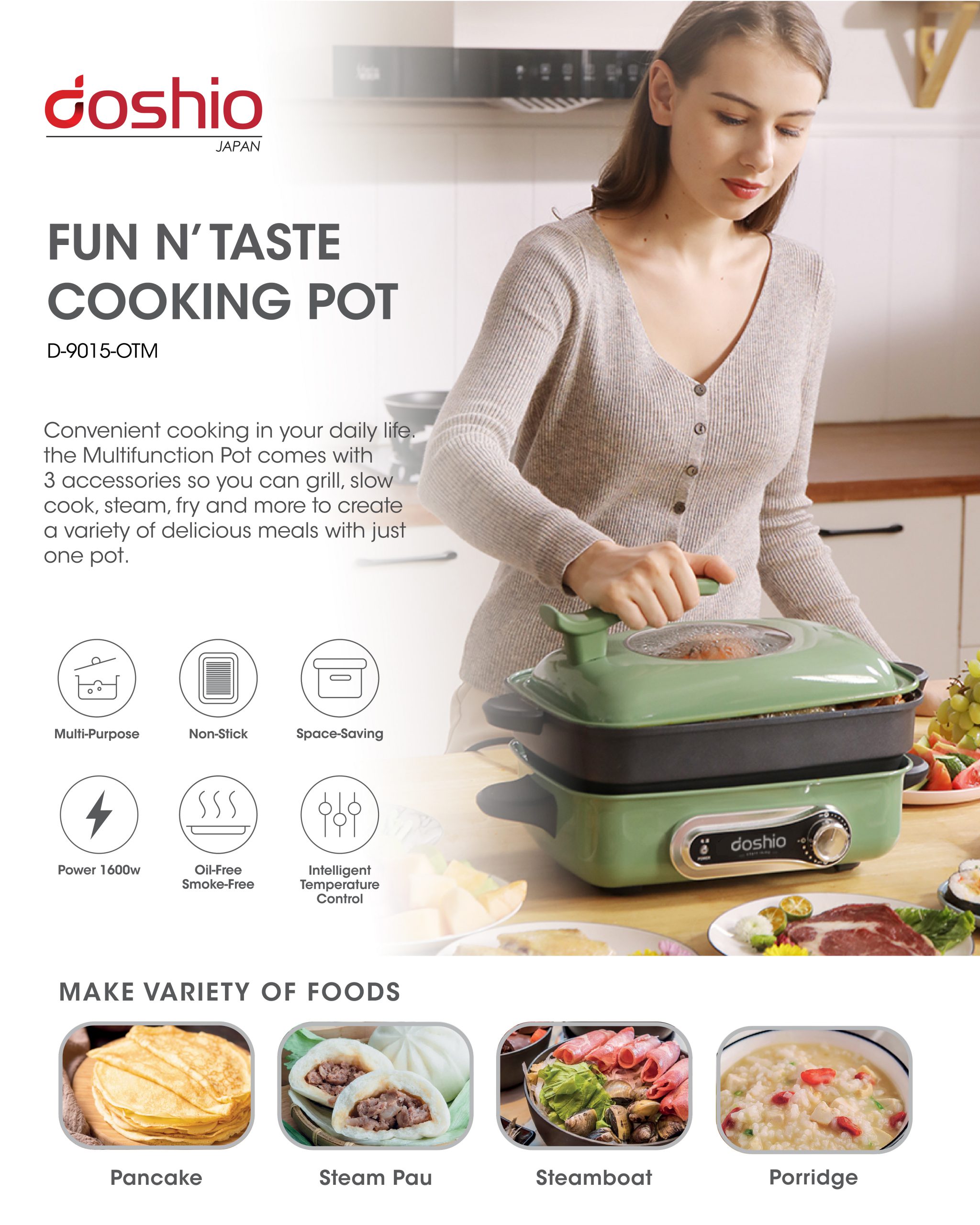 Doshio Fun N’Taste Cooking Pot - Doshio